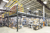 Mezzanine - Parts Inventory On Meyer Material Handling Products, Inc.
